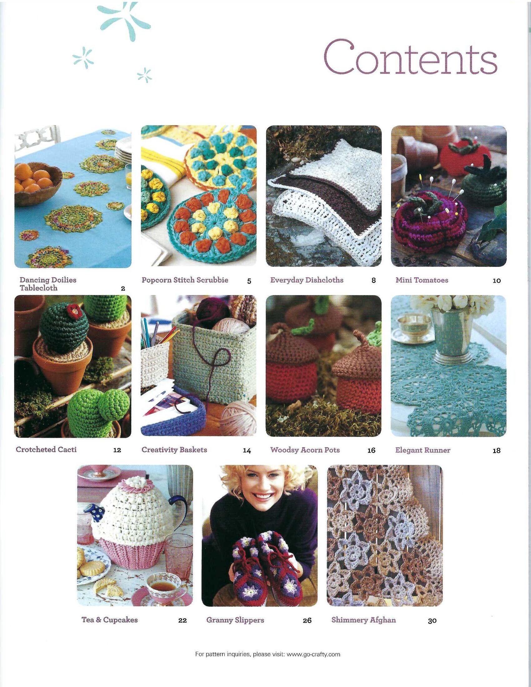 Home Sweet (crocheted) Home Pattern Book/coats & Clark Red Heart - Etsy