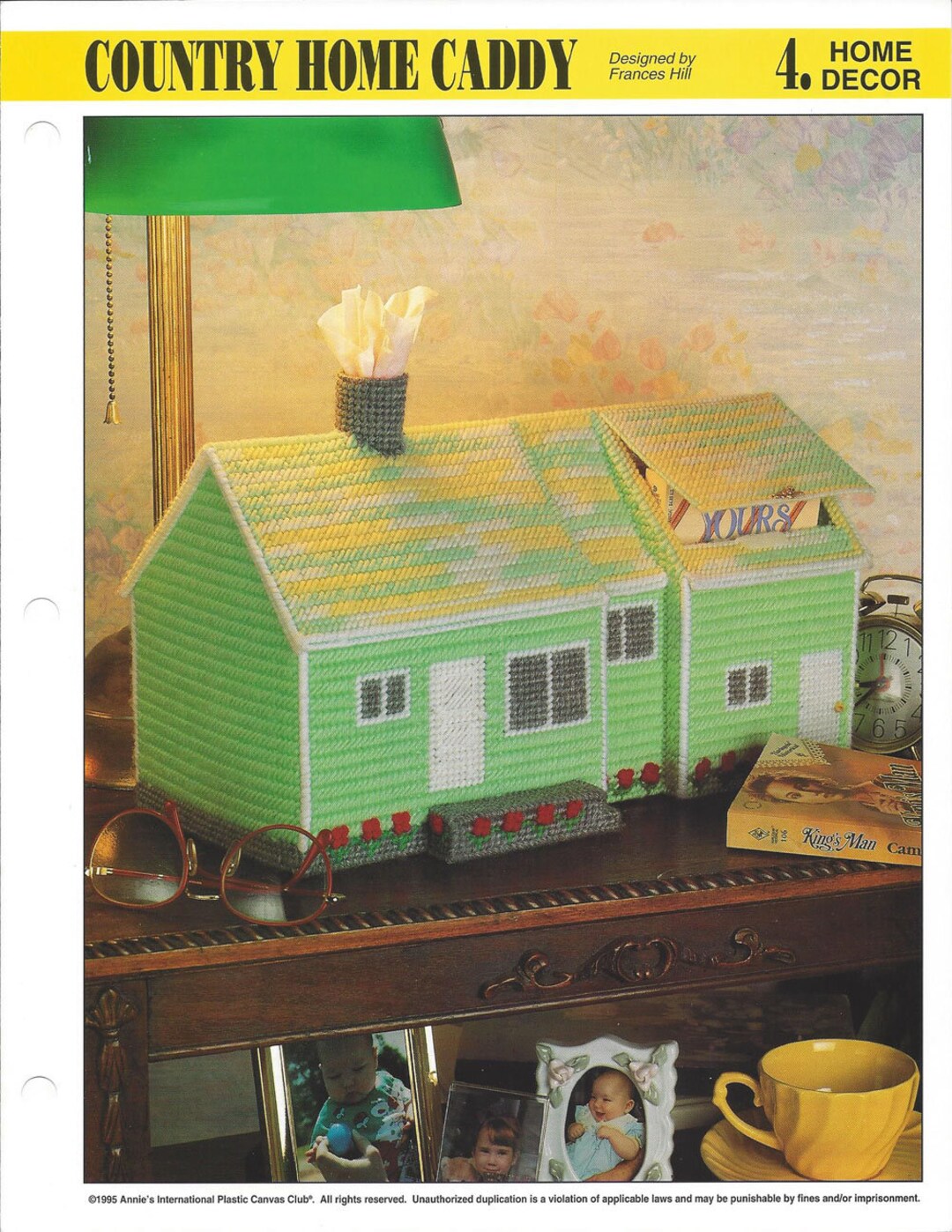 Country Home Caddy Plastic Canvas Pattern/annie's International Plastic ...