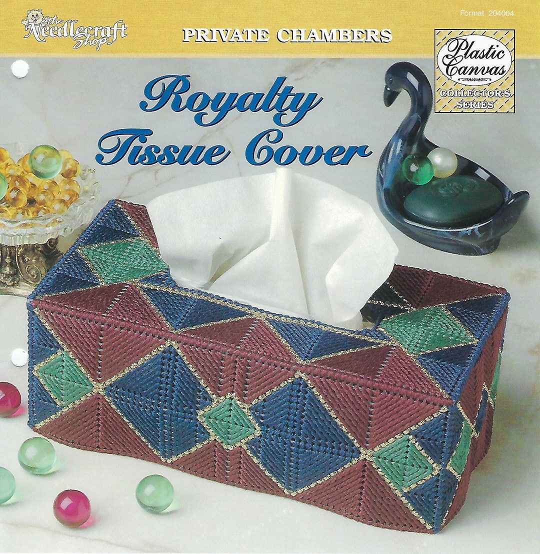 Royalty Tissue Cover Plastic Canvas Pattern/the Needlecraft Shop - Etsy