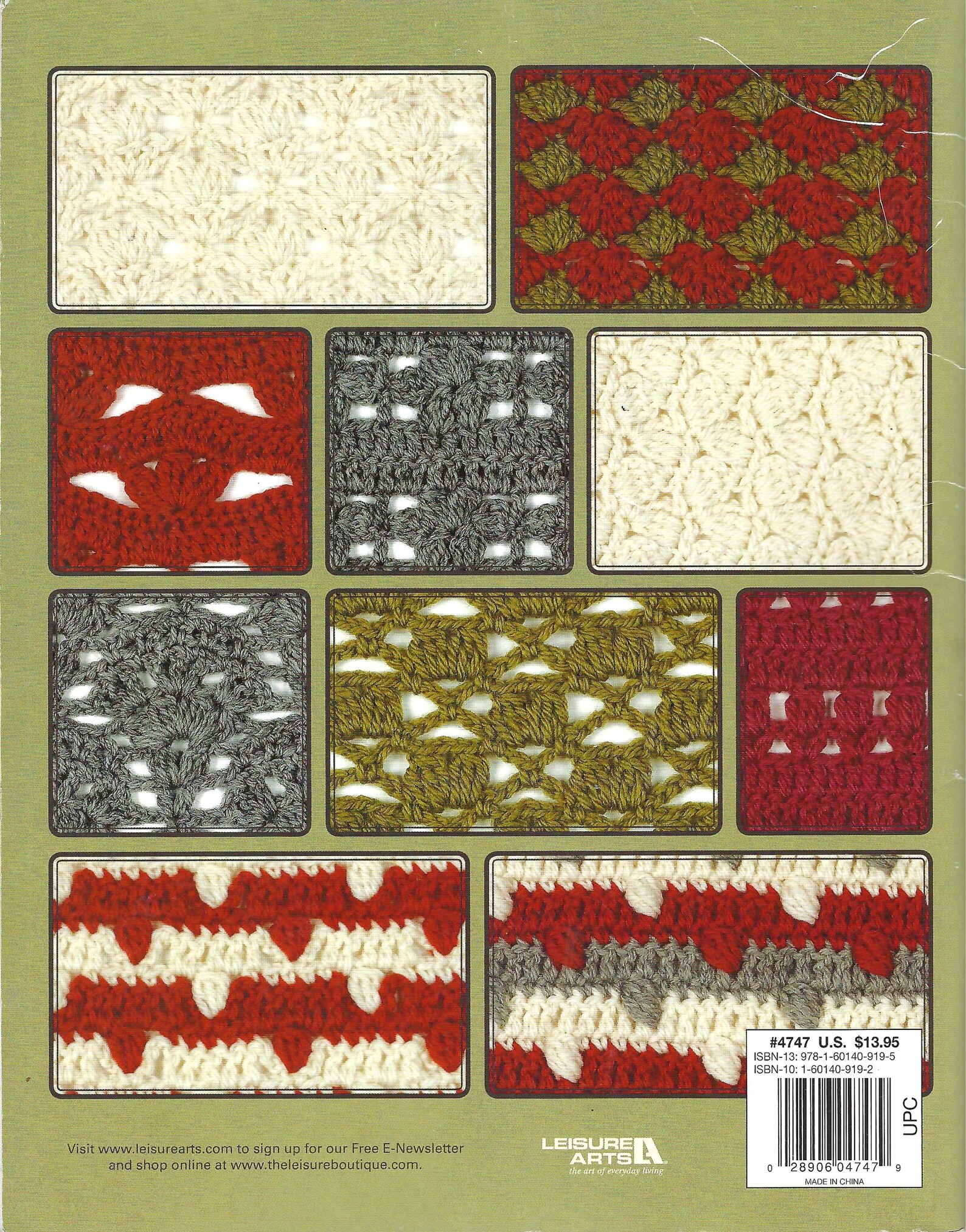 108 Crochet Cluster Stitches Pattern Book - Leisure Arts #4747 - Etsy