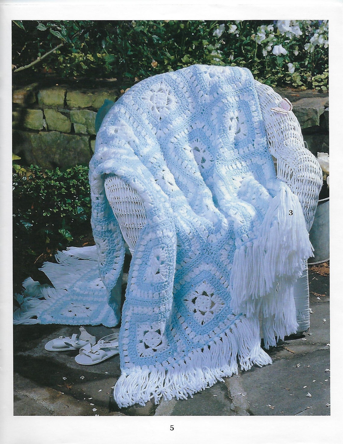 Spring Garden Baby Afghans Crochet Pattern Book/leisure Arts #3668 - Etsy