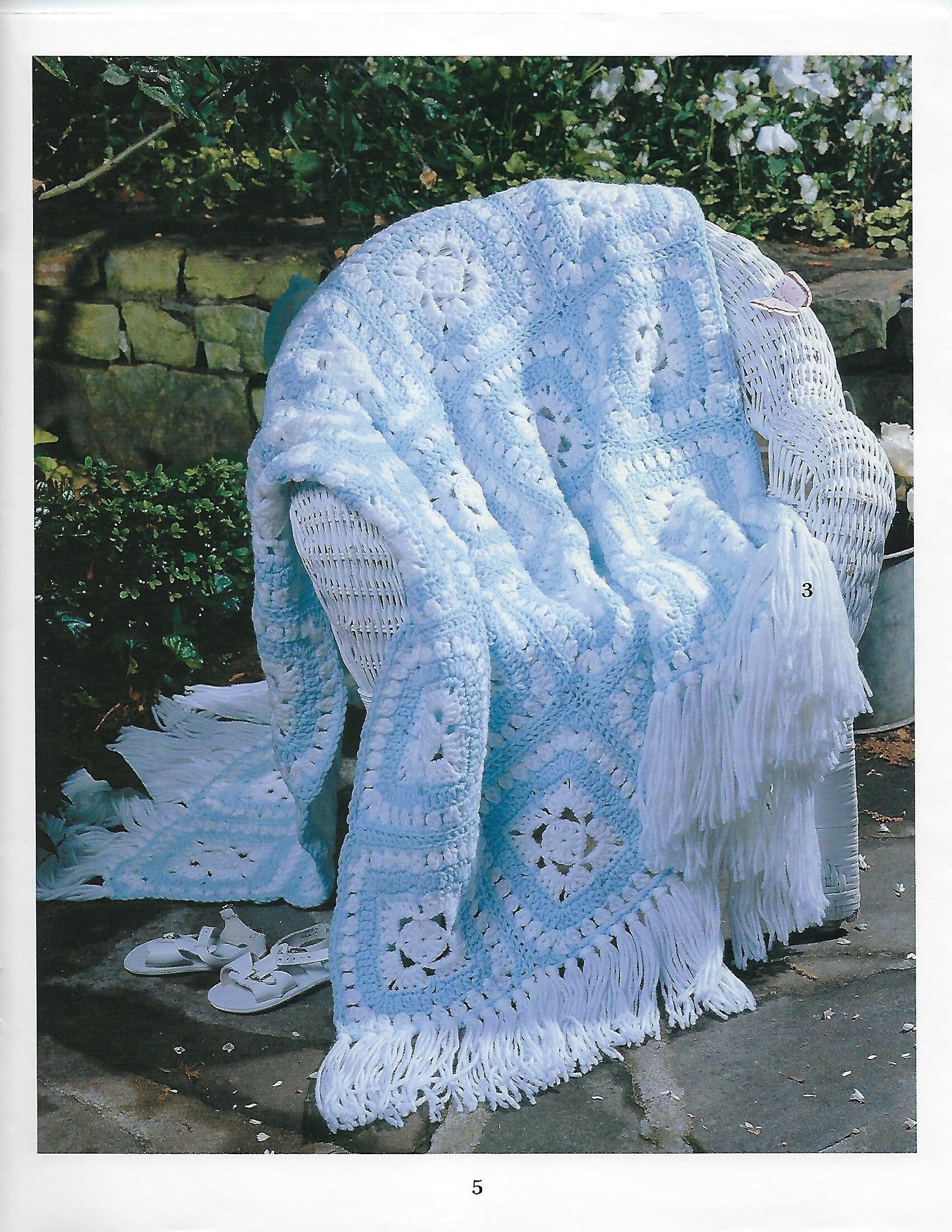 Spring Garden Baby Afghans Crochet Pattern Book/leisure Arts #3668 - Etsy