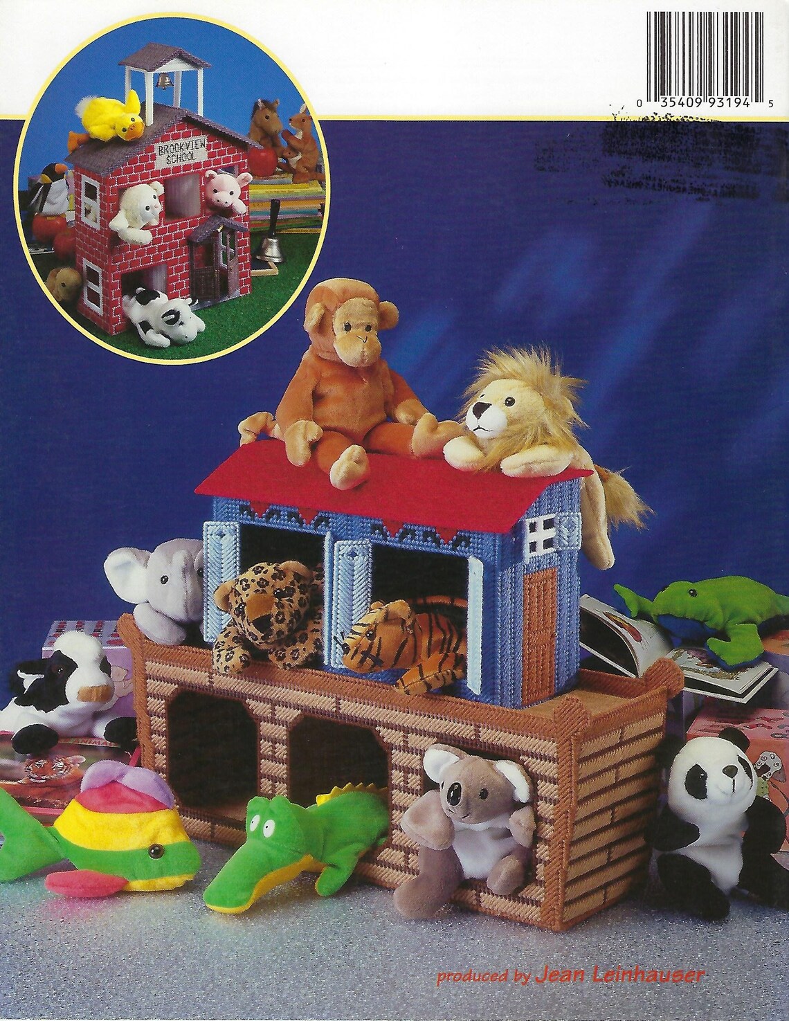 Playtime Places Plastic Canvas Pattern Book American School | Etsy