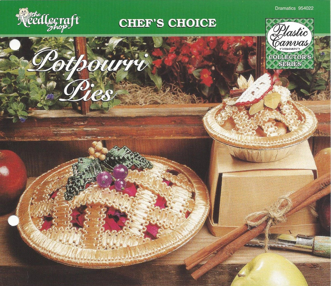 Potpourri Pies Plastic Canvas Pattern/the Needlecraft Shop - Etsy