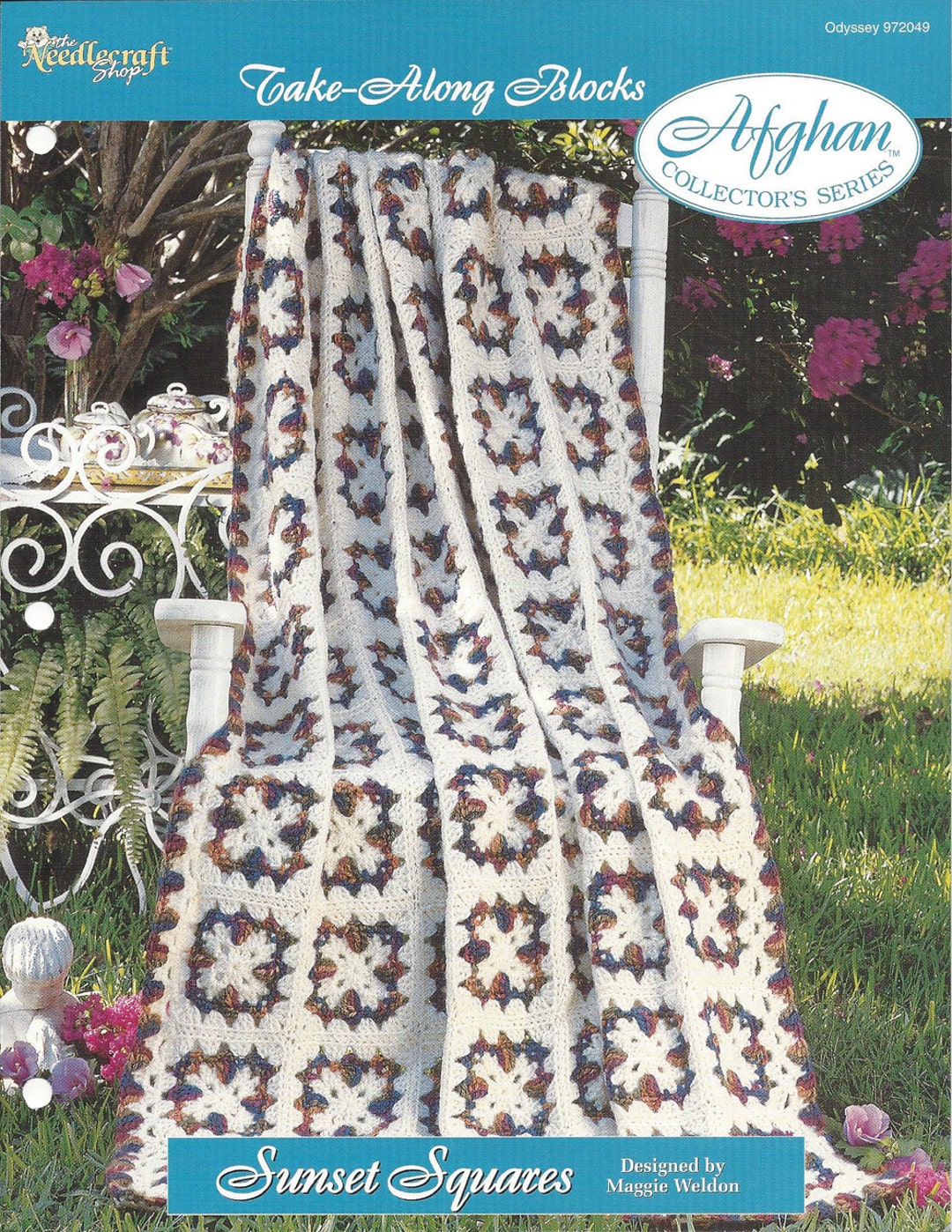 Sunset Squares Crochet Afghan Pattern/the Needlecraft Shop - Etsy