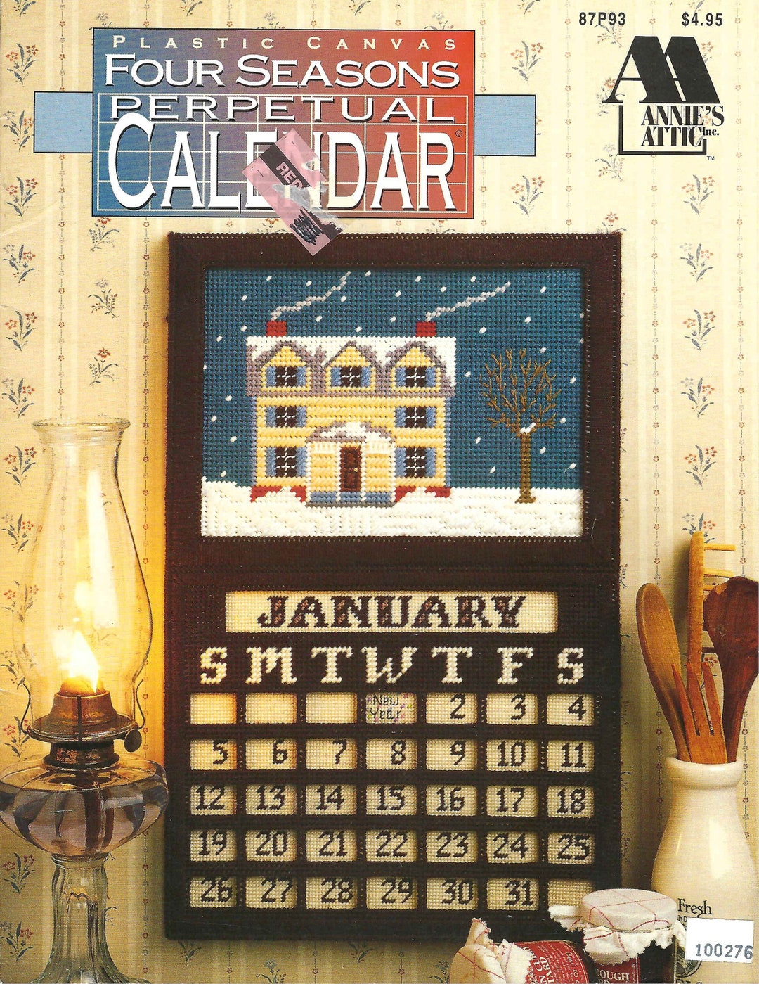 Four Seasons Perpetual Calendar Plastic Canvas Pattern Book - Etsy