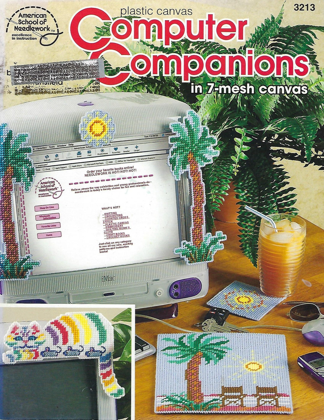 Computer Companions Plastic Canvas Pattern Book/american School of ...