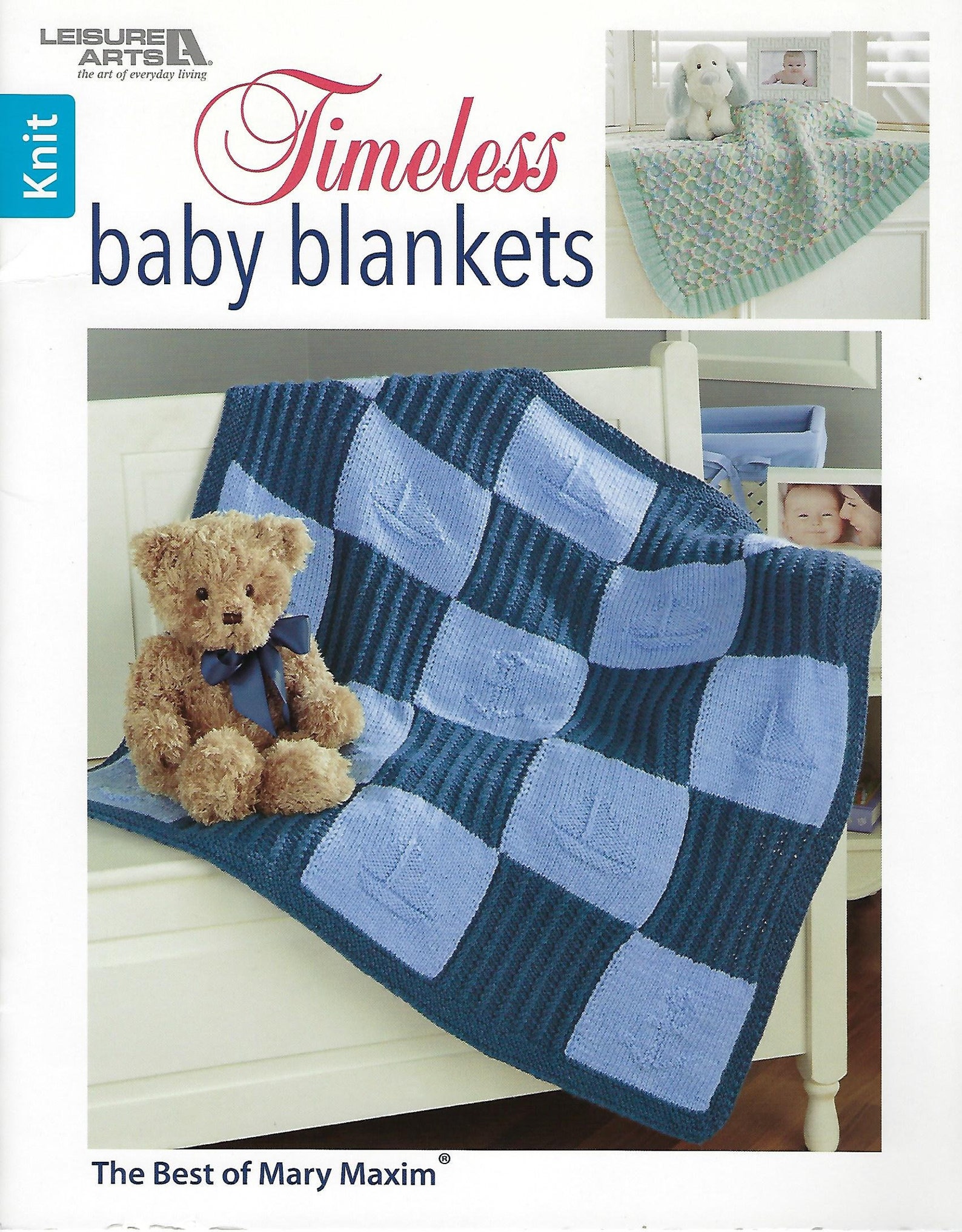 Timeless Baby Blankets Knitting Pattern Book Nursery Decor | Etsy