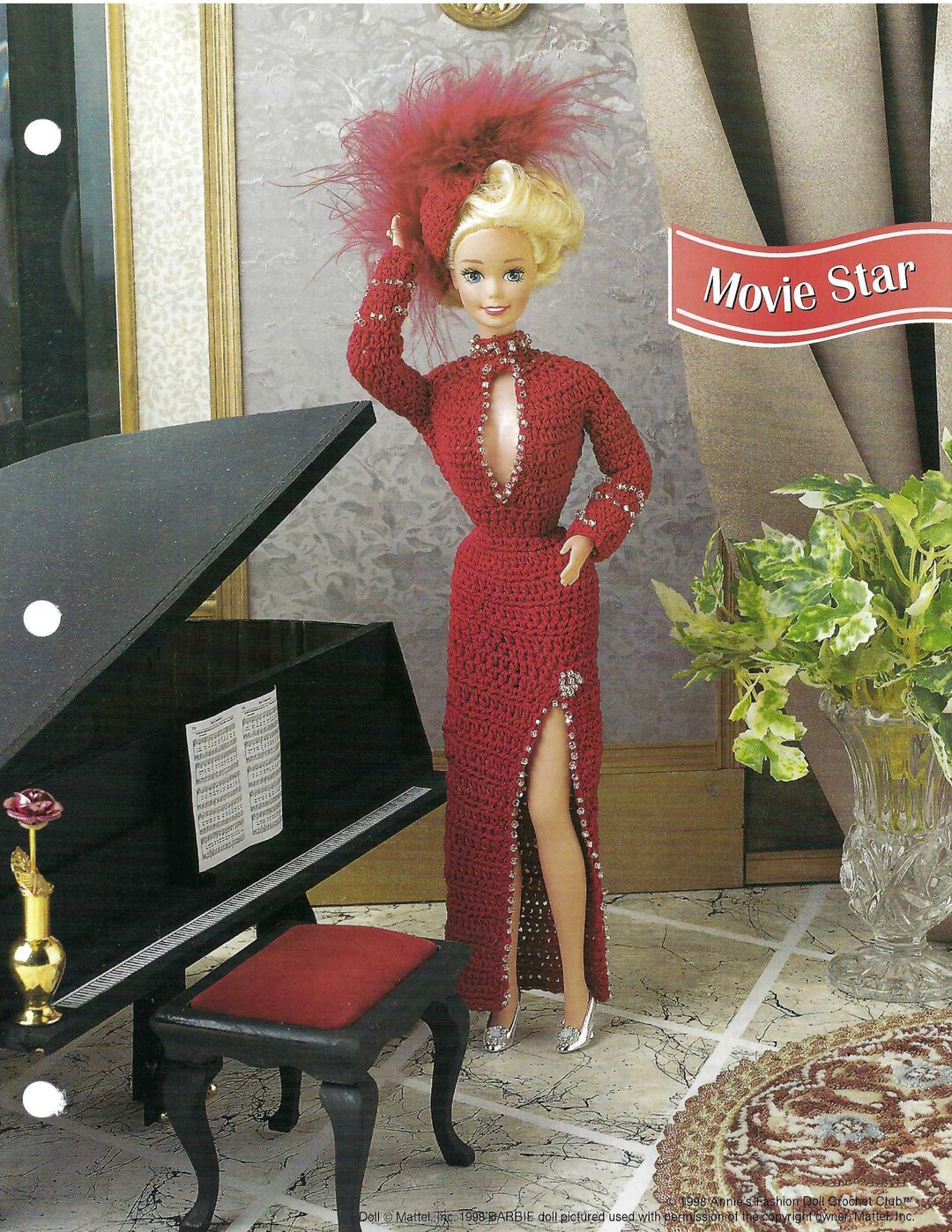 Movie Star Crochet Fashion Doll Pattern Annie's - Etsy