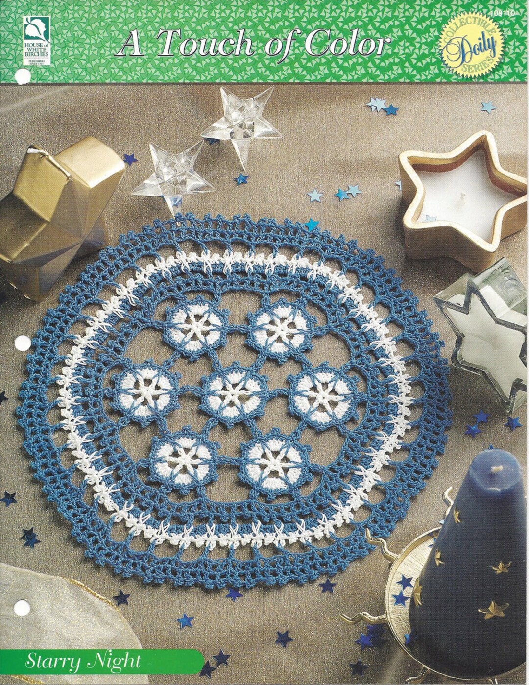 Starry Night Lace Doily Crochet Pattern/house of White Birches - Etsy