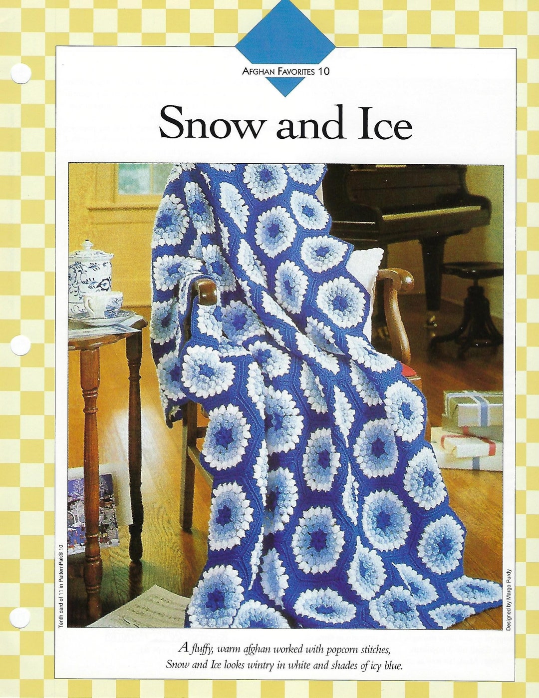 Snow and Ice Crochet Afghan Pattern/vanna's Afghan & Crochet Favorites ...