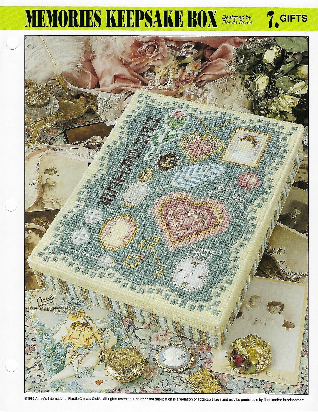 Memories Keepsake Box Plastic Canvas Pattern/annie's International ...