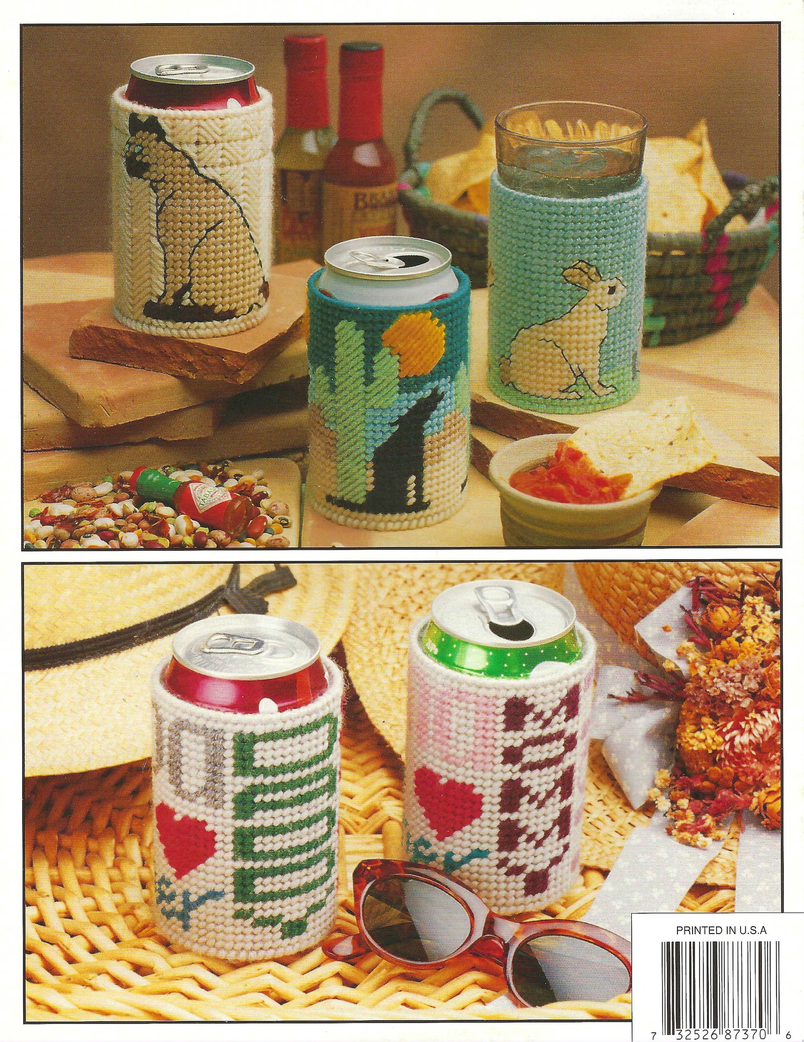 Can Caddies Plastic Canvas Pattern Book Annie's Attic #87C70 - Etsy