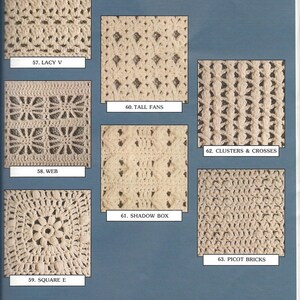 63 More Easy-To-Crochet Pattern Stitches Pattern Book/Leisure Arts 2146 ...