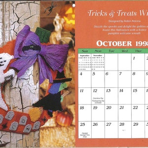 Plastic Canvas Calendar 1998 Pattern Book the Needlecraft Shop #983253 ...