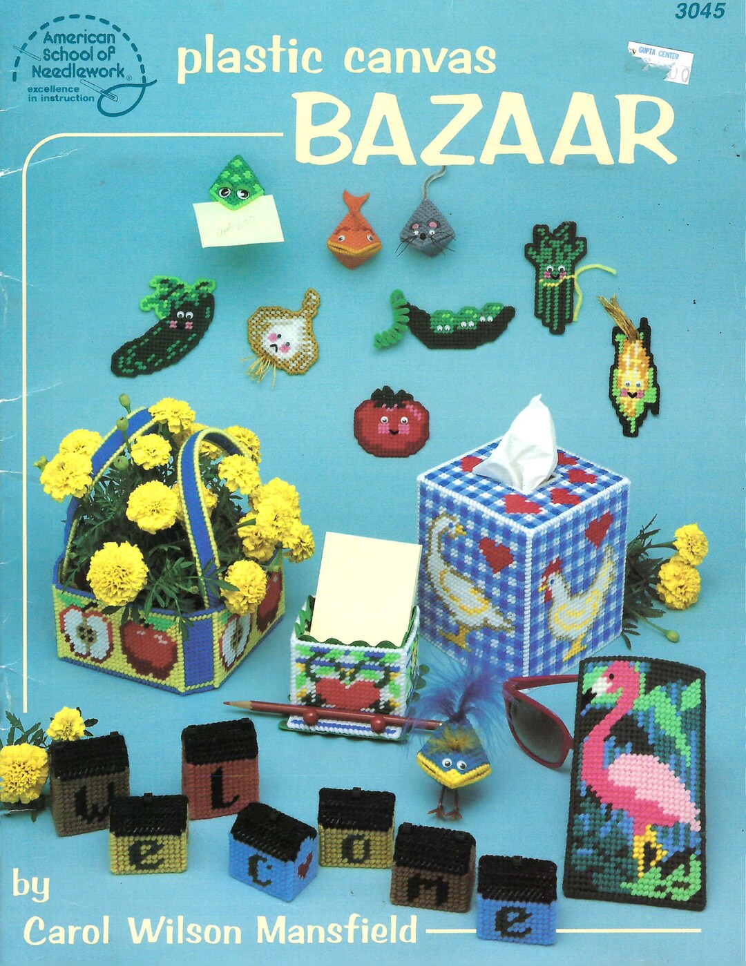 Plastic Canvas Bazaar Pattern Book/american School of Needlework #3045 ...