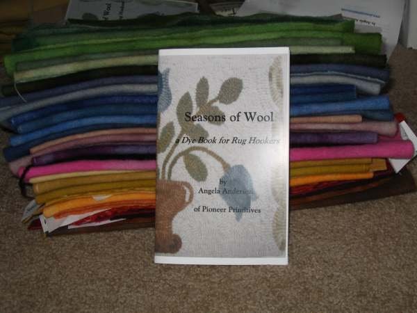 Seasons of Wool Rug Hooking Wool Dye Book - Etsy
