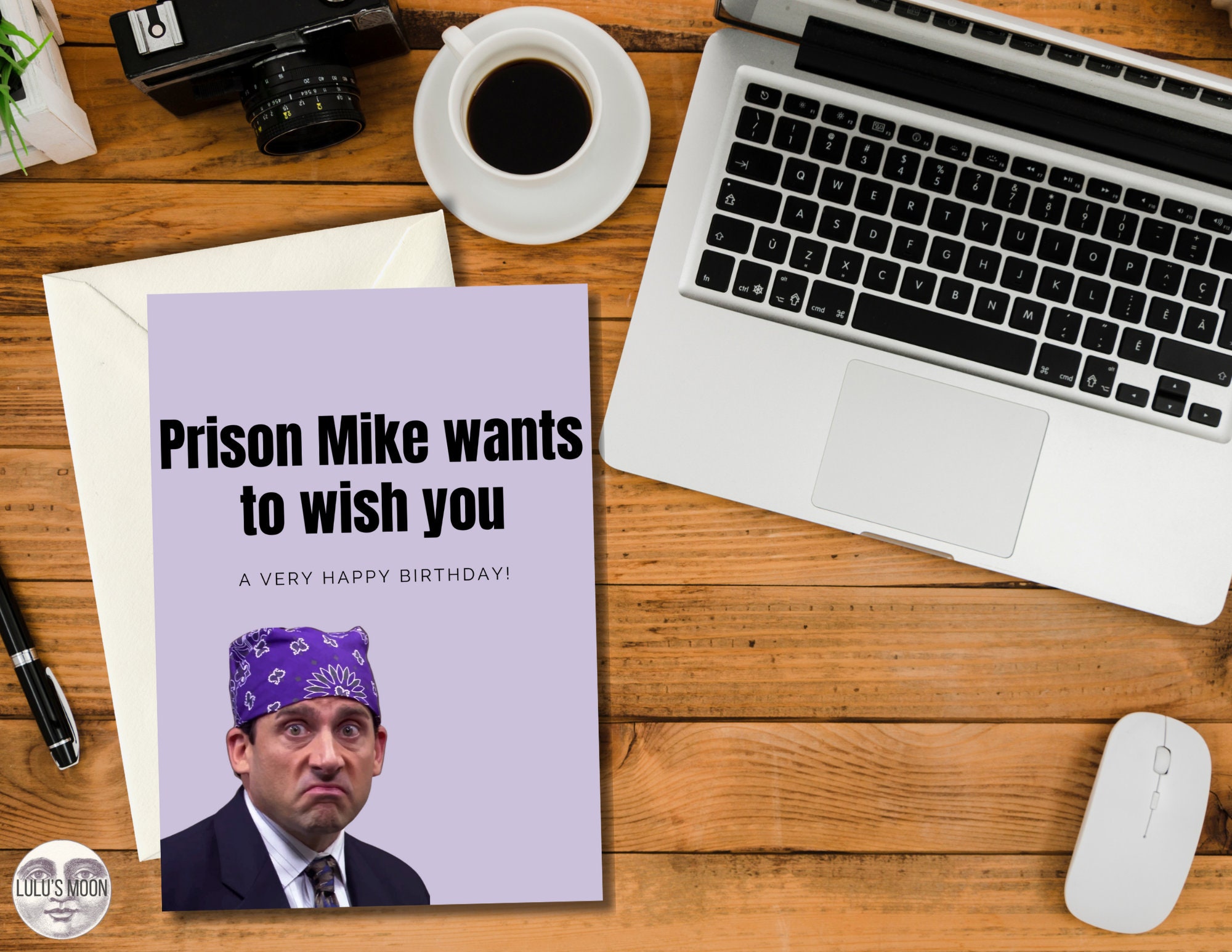 The Office - Prison Mike Happy Birthday Card 5x7 - Digital Download - Etsy