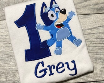 Embroidered Bluey Sweatshirt - Etsy