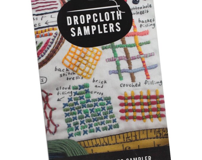 Hand Embroidery Pattern | Dropcloth Samplers Pre-printed Cotton ...