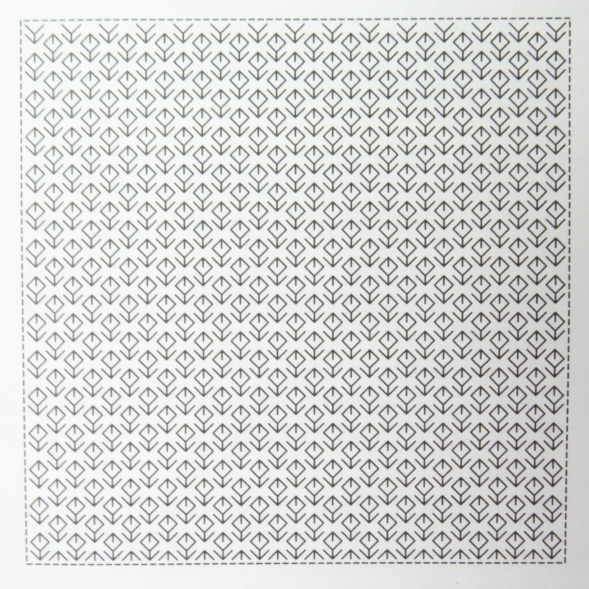 Cute Sashiko Sampler | Hitomenzashi One Stitch Sashiko Pattern on Pre ...