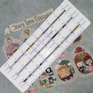 Cross Stitch Gauge | Counted Cross Stitch Ruler, Fabric Count Finder ...