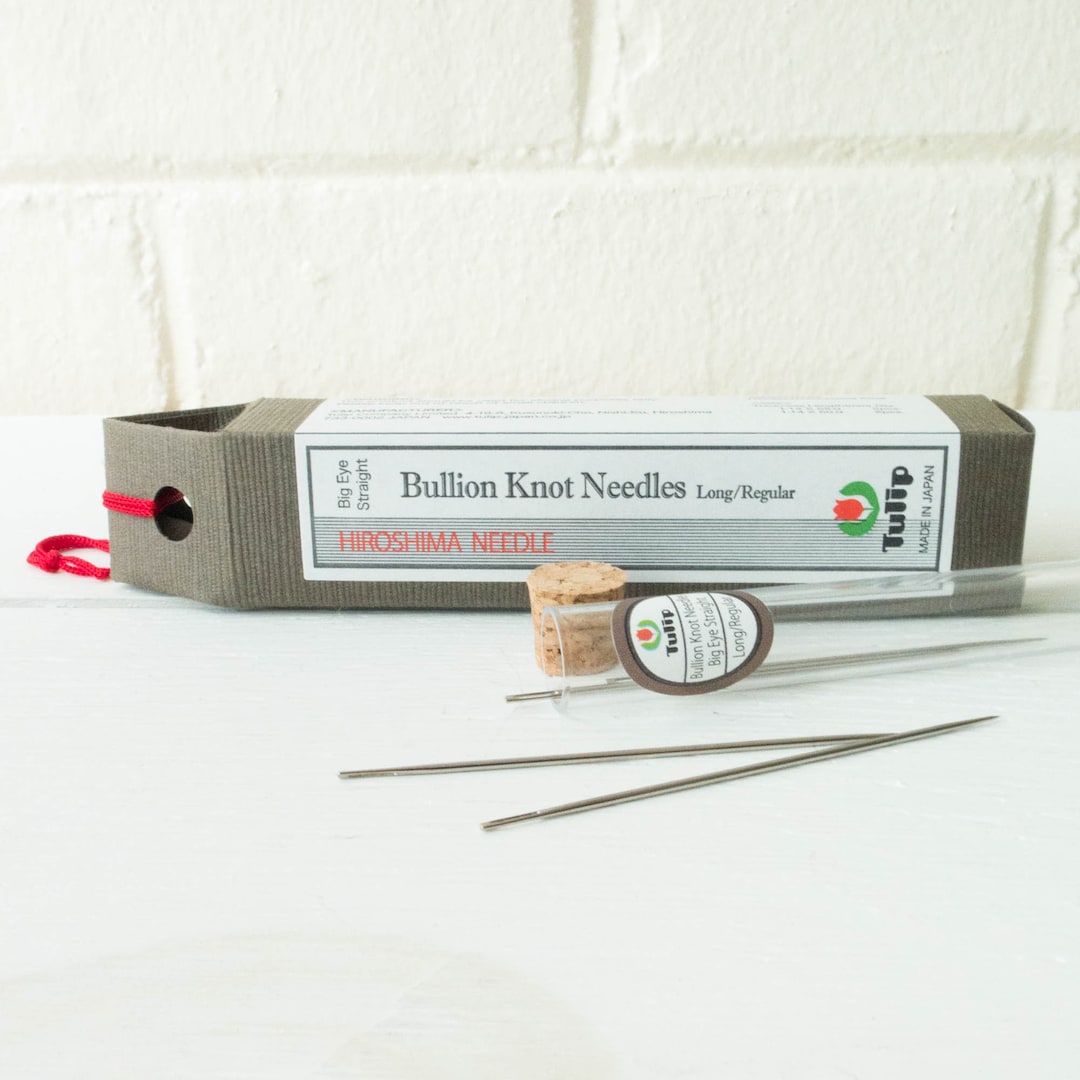 Bullion Knot Needles | Tulip Hiroshima Japanese Hand Embroidery Needles ...