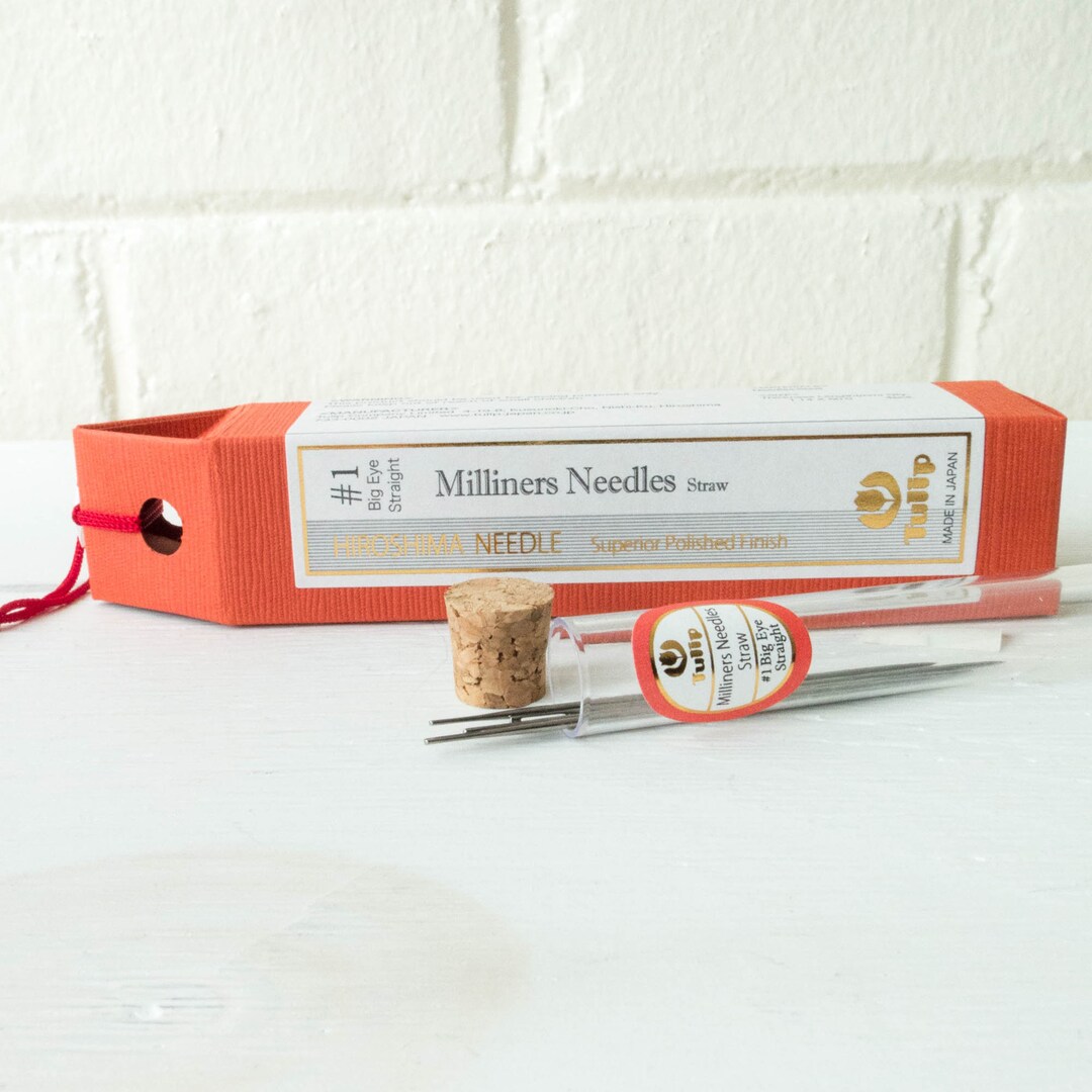 Milliner Needles | Tulip Hiroshima Japanese Hand Embroidery Straw ...
