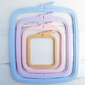 Embroidery Hoop | ONE Nurge Plastic RECTANGLE Embroidery Hoop in Your ...