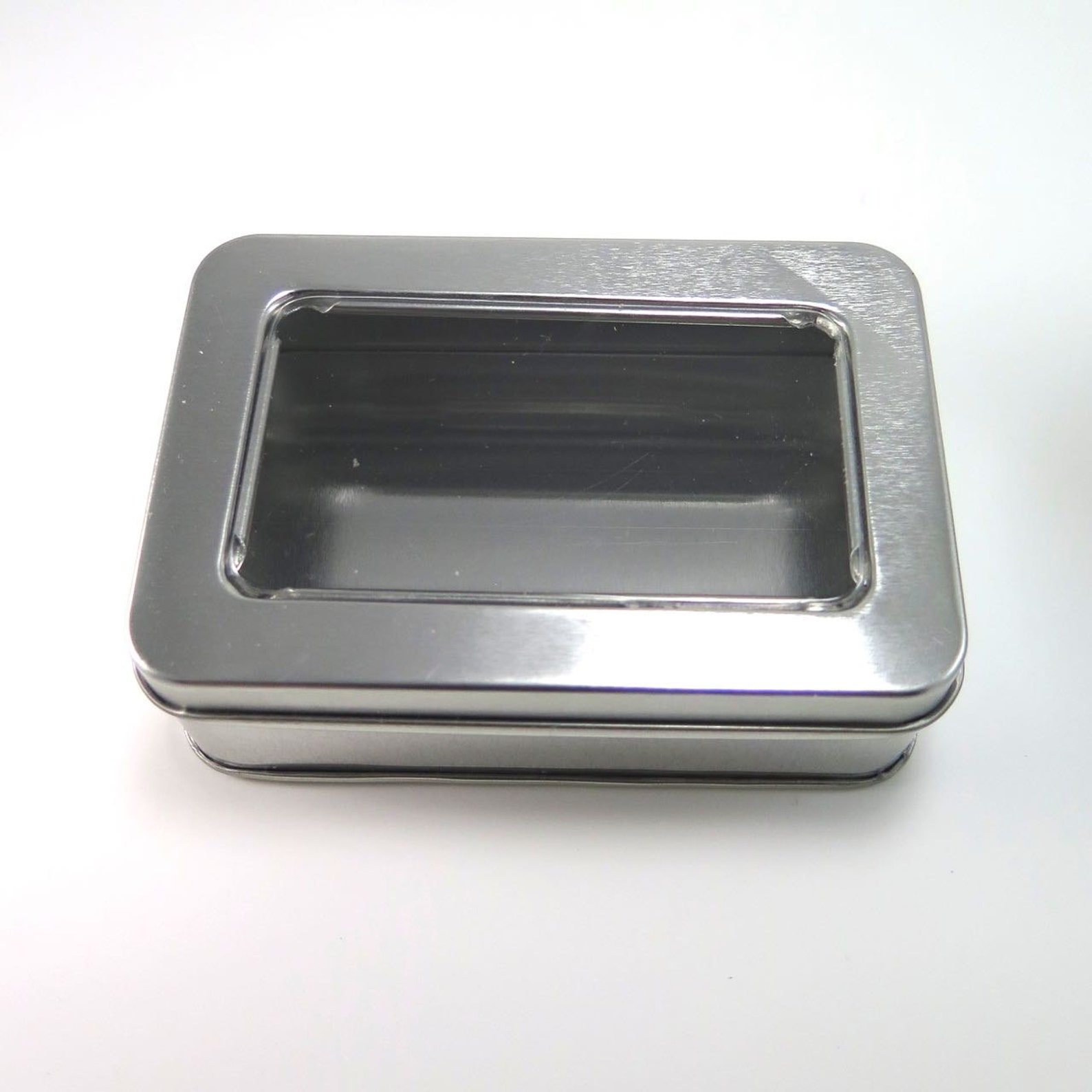 Rectangular Mint Tins With Window Lid | 4.25 Inch (11 Cm) Medium ...