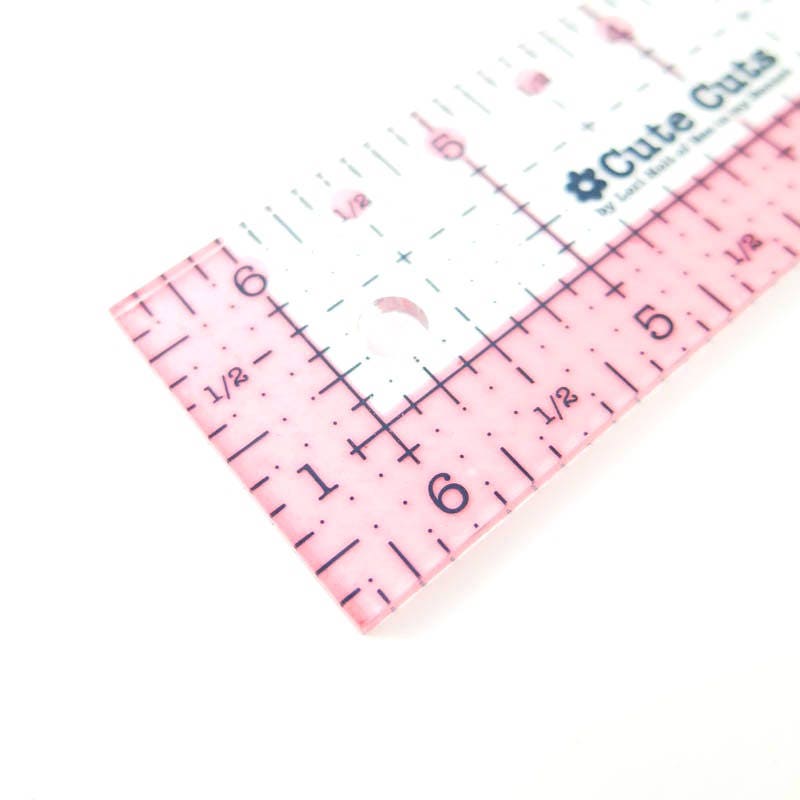 Cute Cut Rectangle Ruler Small Acrylic Quilting Ruler 1.5 - Etsy