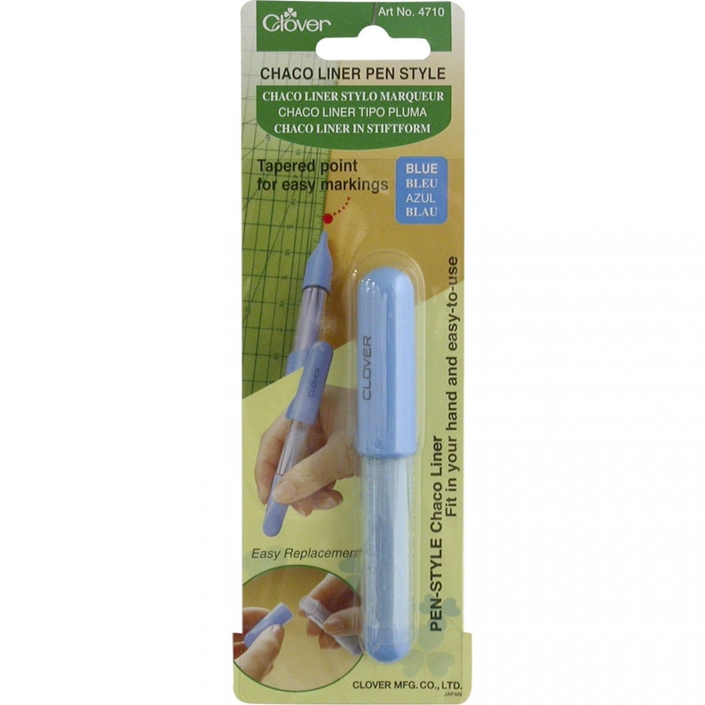 Clover Chaco Liner Pen Re-fillable Chalk Marking Pen - Etsy