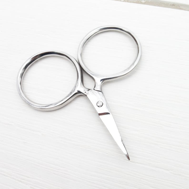 Cute Embroidery Scissors Small Silver Scissors Modern - Etsy