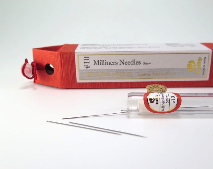 Straw Needles Milliners Needles - Tulip Hiroshima #10 Milliners Needles ...