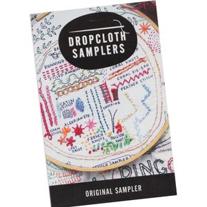 Hand Embroidery Pattern | Dropcloth Samplers Pre-printed Cotton ...