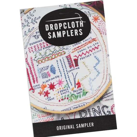 Hand Embroidery Pattern Dropcloth Samplers Pre-printed - Etsy
