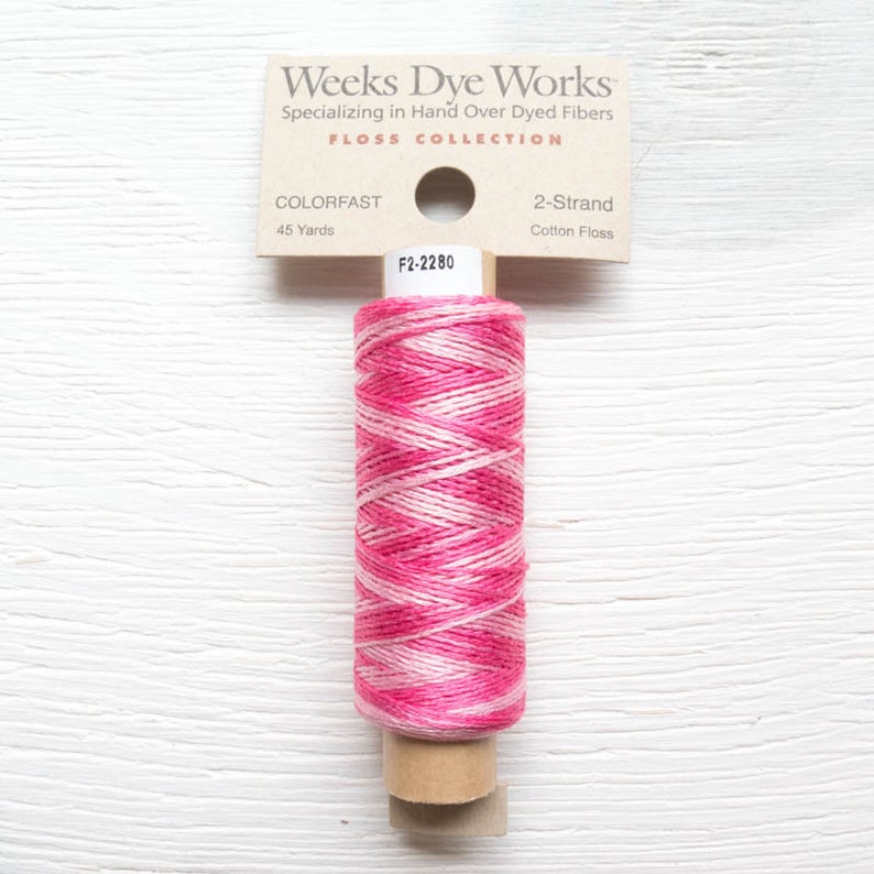 Embroidery Floss | Weeks Dye Works Hand Over-dyed 2-strand Embroidery ...
