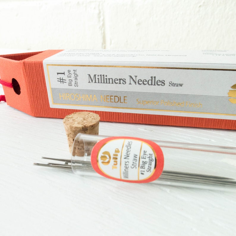 Milliner Needles | Tulip Hiroshima Japanese Hand Embroidery Straw ...