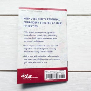 Embroidery Stitches Handy Pocket Guide | Introduction to Hand ...