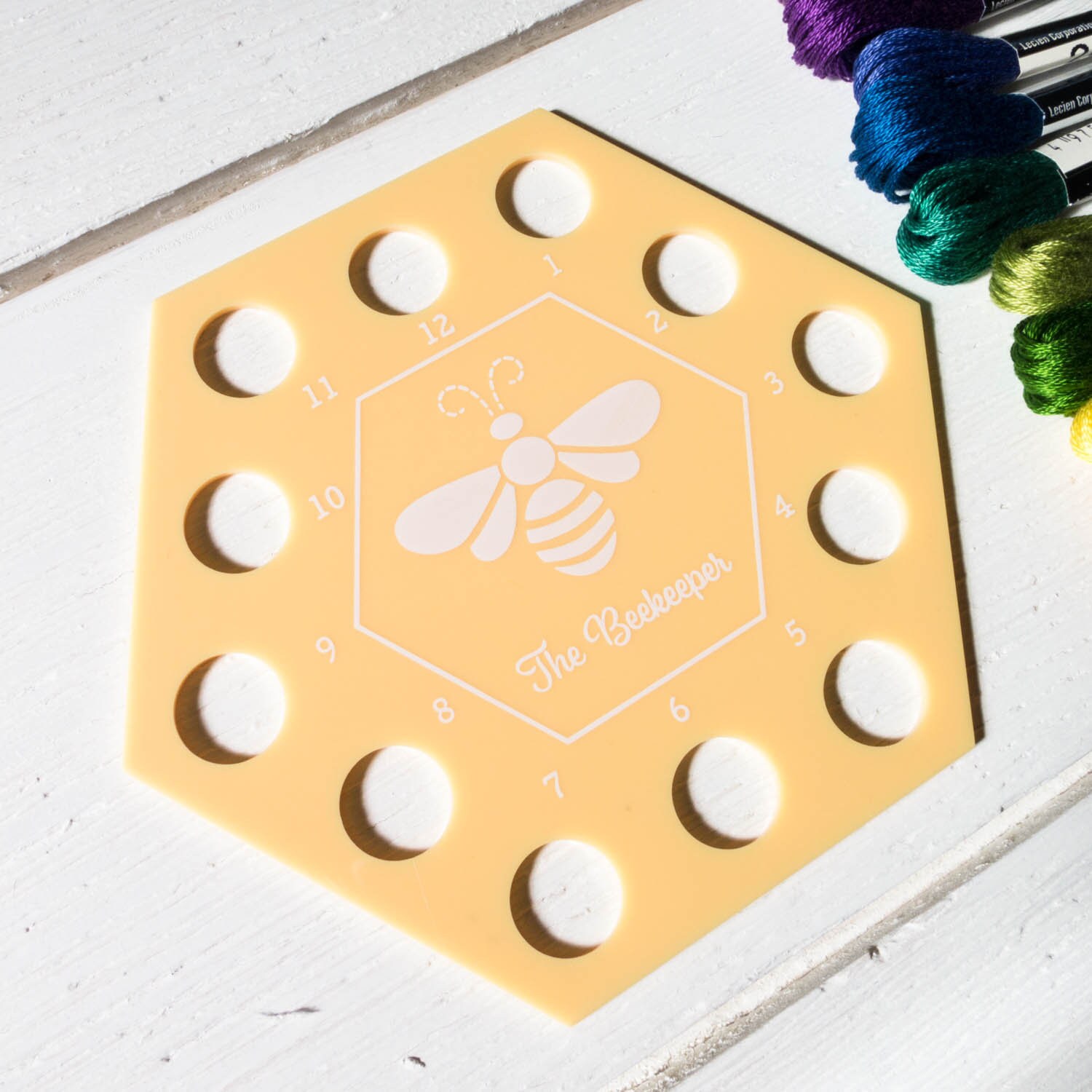 Bee Thread Organizer Honeycomb Plastic Embroidery Floss | Etsy