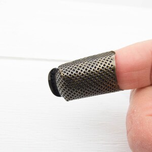 Thimble | Little House Tortoise Shell Metal Thimble for Long Nails or ...