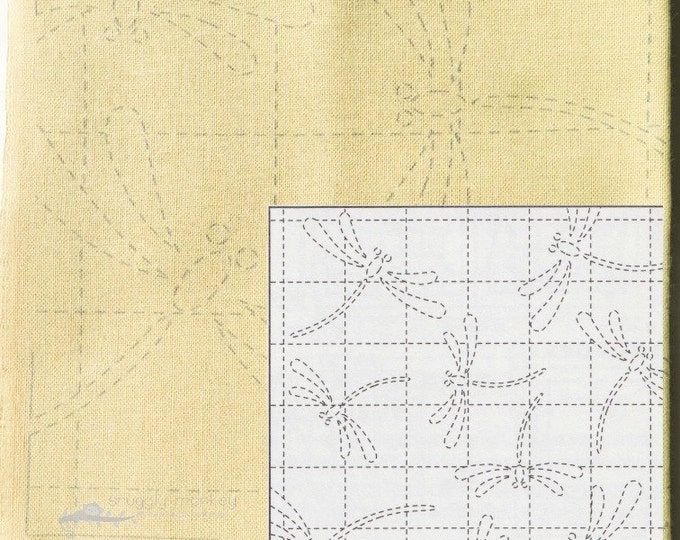 Sashiko Embroidery Kit | Japanese Hand Embroidery Pattern on Pre ...