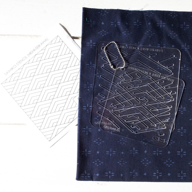 Sashiko Stencils - Etsy