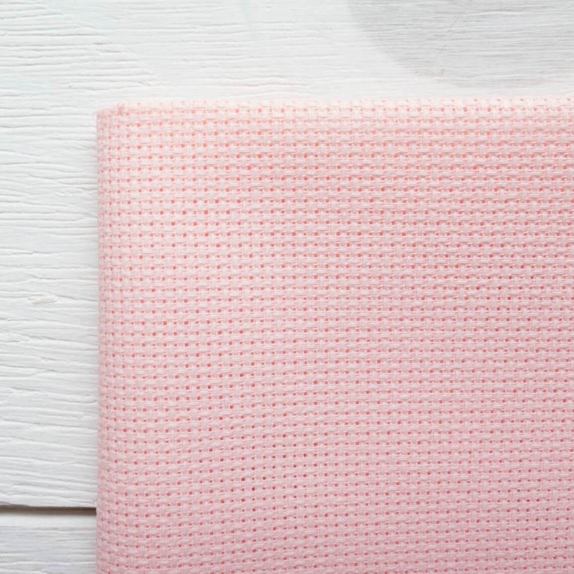 Cross Stitch Fabric - 16 Count Aida Cloth | 100 Percent Cotton Pink ...