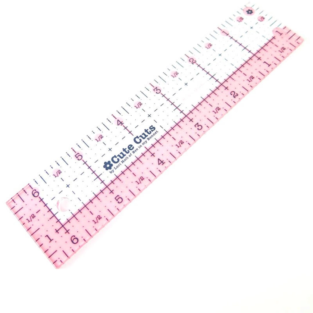 Cute Cut Rectangle Ruler | Small Acrylic Quilting Ruler (1.5 in X 6.5 ...