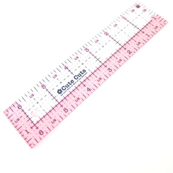 Cute Cut Rectangle Ruler Small Acrylic Quilting Ruler 1.5 - Etsy