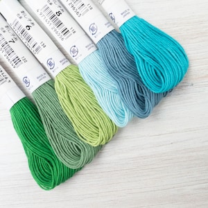 Sashiko Thread Set | Japanese Sashiko Cotton Thread Collection With 6 ...