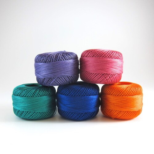 Perle Cotton Thread Set Size 8 Finca Pearl Cotton by - Etsy