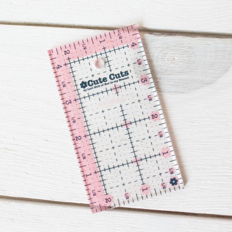 Cute Cut Rectangle Ruler Small Acrylic Quilting Ruler 2.5 - Etsy