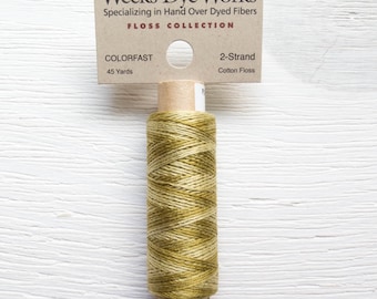 Embroidery Floss Weeks Dye Works Hand Over-dyed 2-strand Embroidery ...